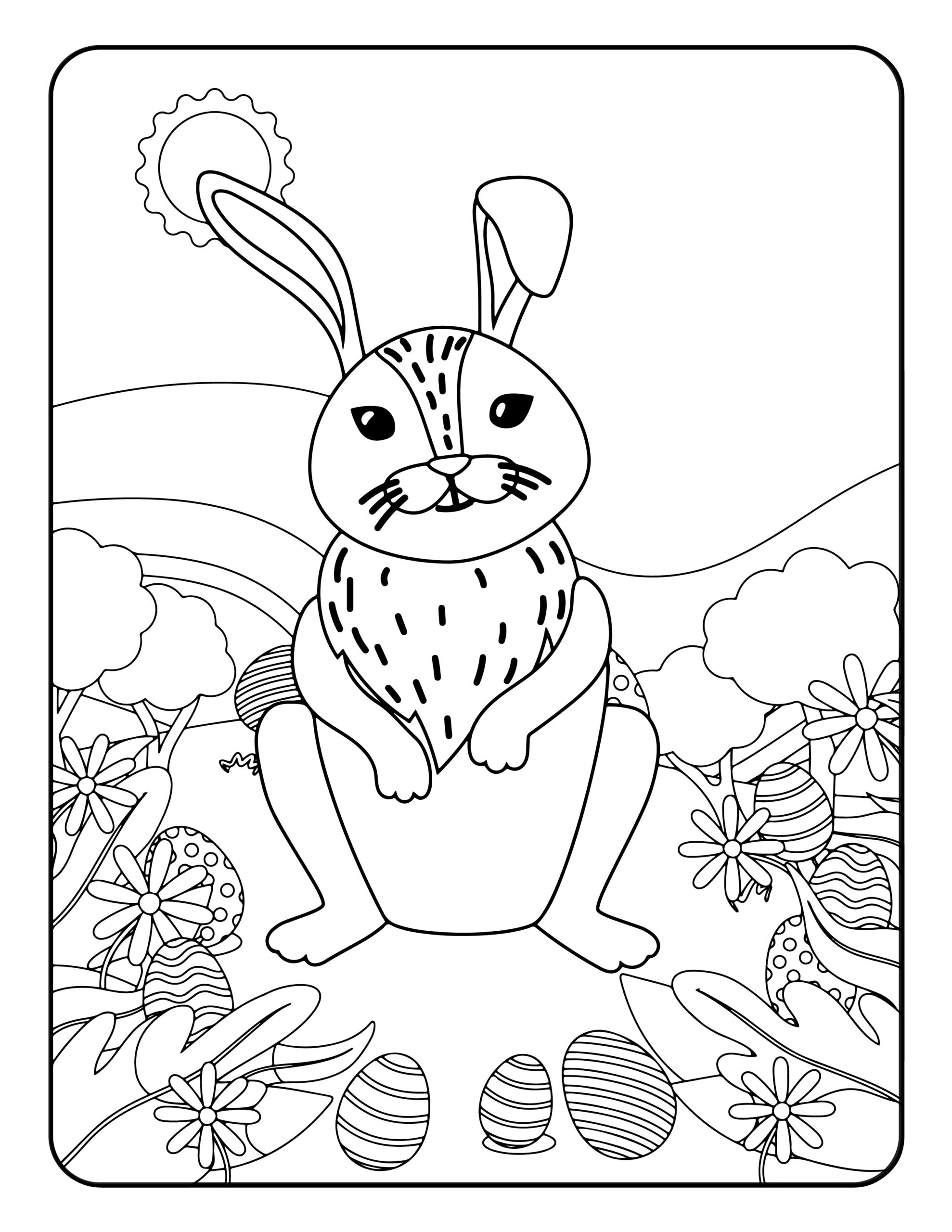 Easter Coloring Pages - Coloring Art